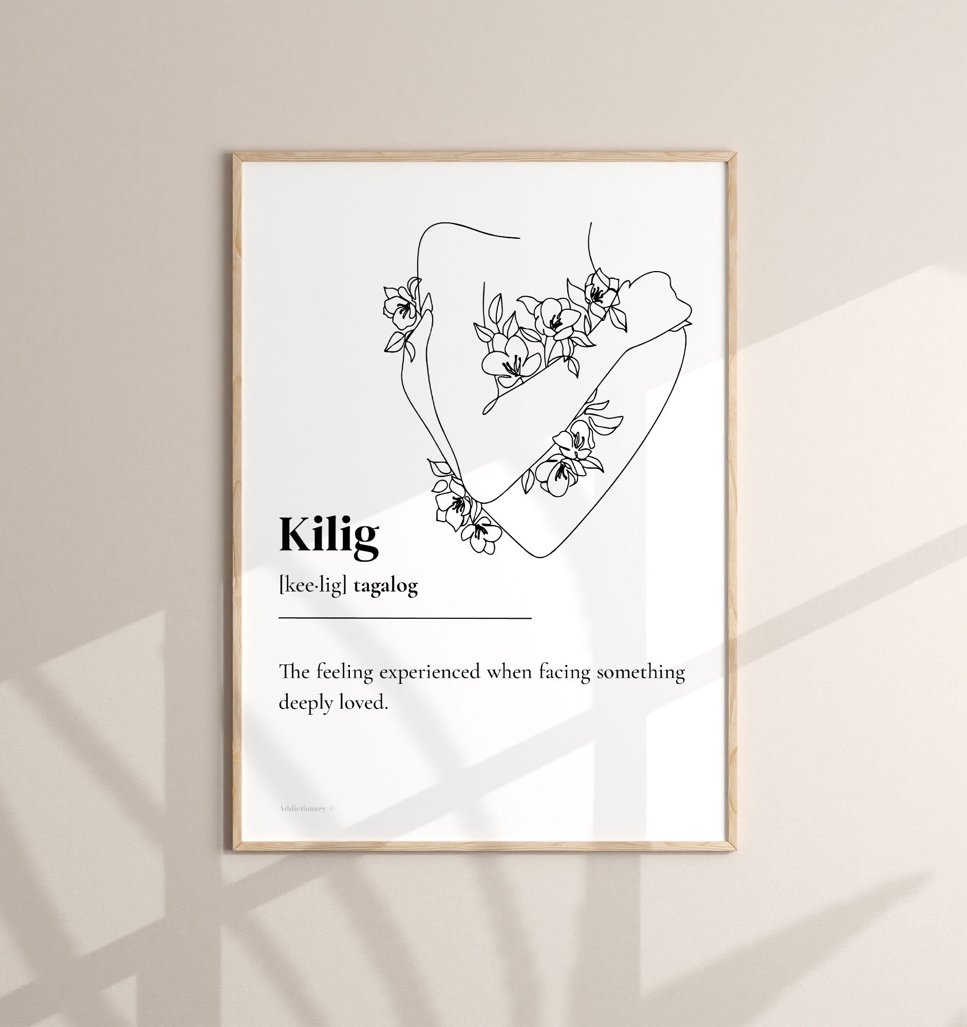Kilig Tagalog Definition, Printable Design / Valentine's Day Gift, Gift ...