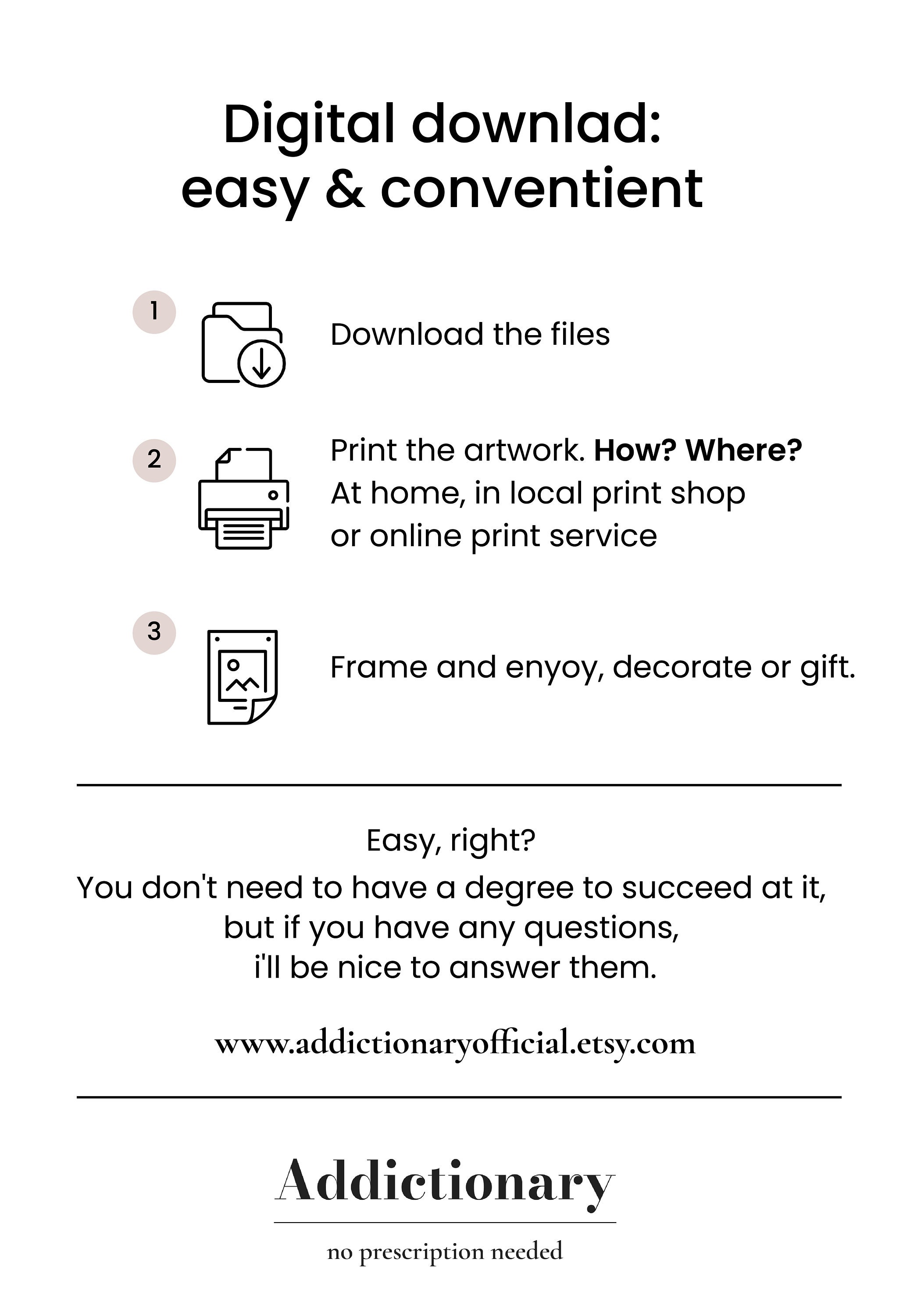 Account Poster Definition, Printable Design / Account Art, Printed ...