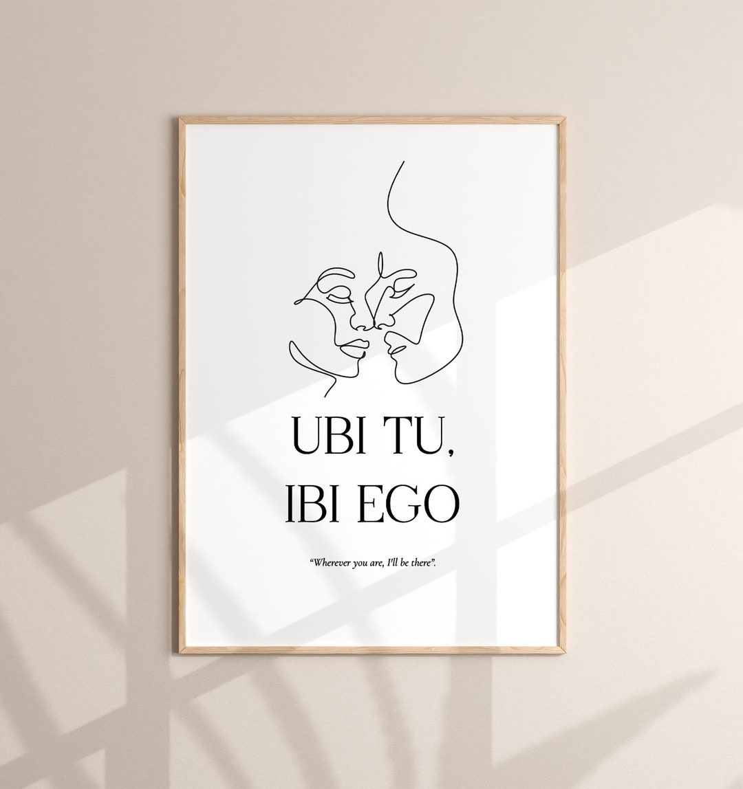 Love Phrase Latin/ Valentine's Day Gift, Gift for Valentine's Day ...