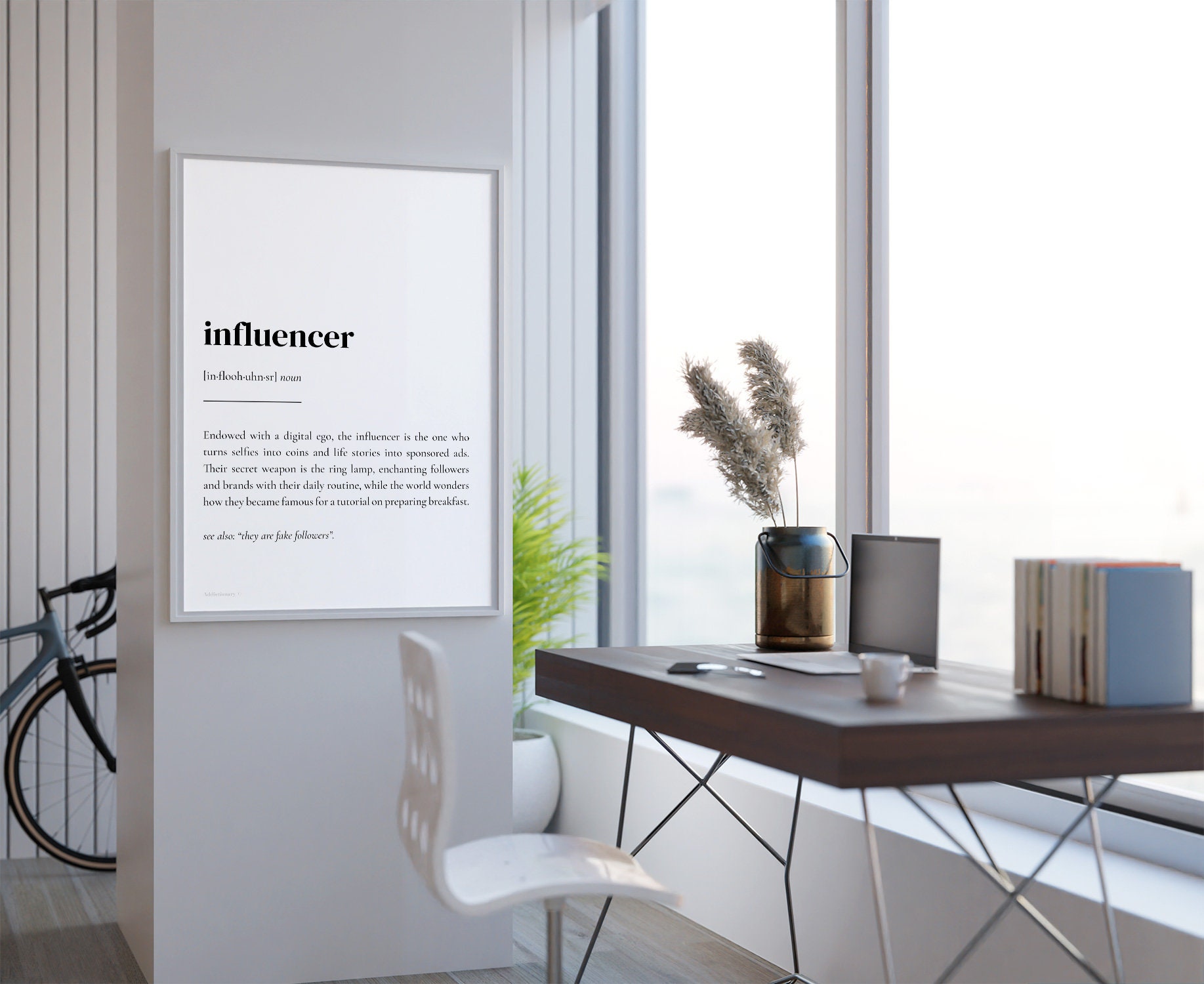 Influencer Poster Definition, Printable Design / Influencer Art ...