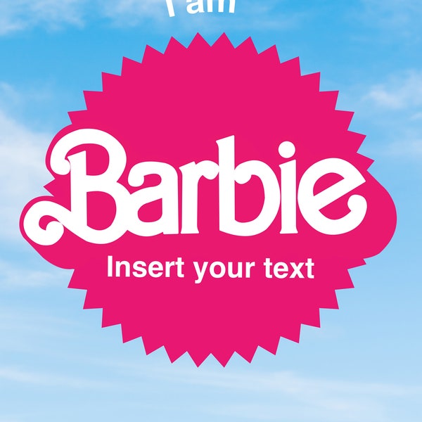 Barbie Name Printable - Etsy
