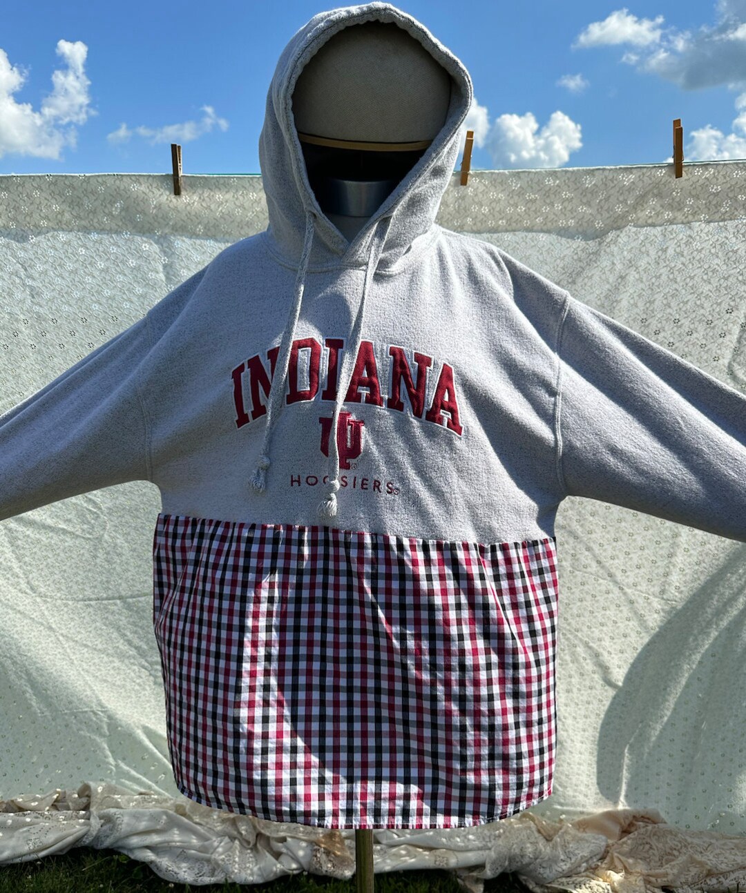 IU Custom Pullover Rework - Etsy