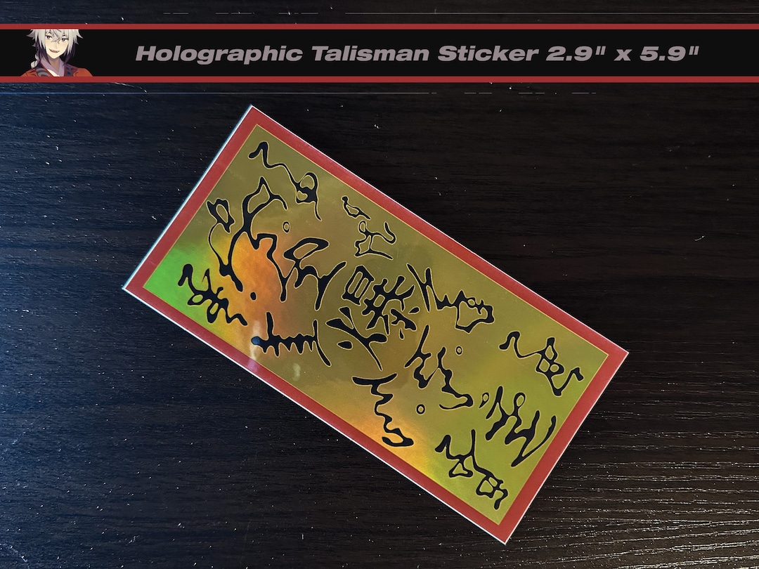 Seal Talisman Tag Sticker Tag Peek 2.9 X 5.9 Vinyl Sticker Cute ...