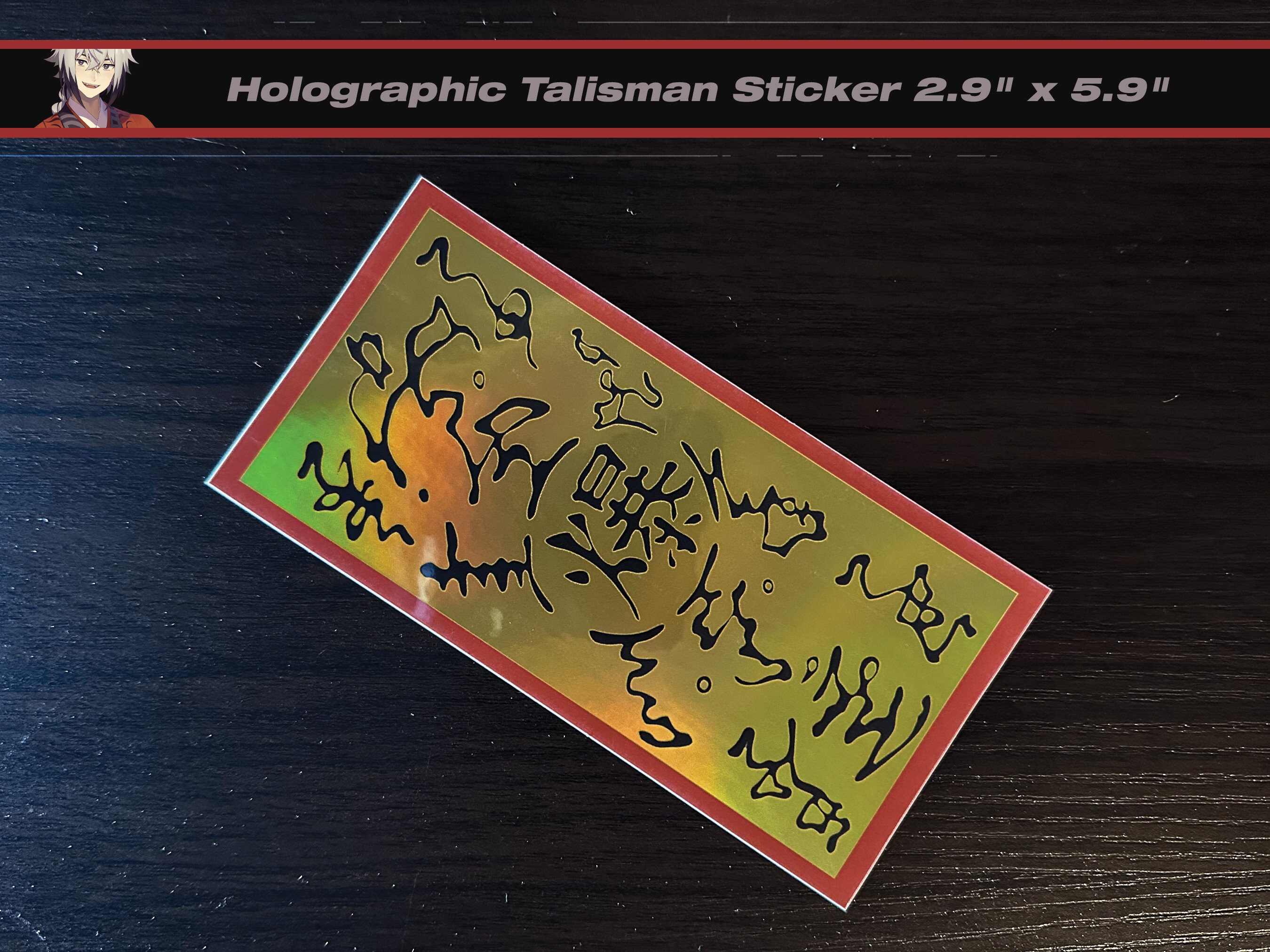 Seal Talisman Tag Sticker Tag Peek 2.9 X 5.9 Vinyl Sticker Cute ...