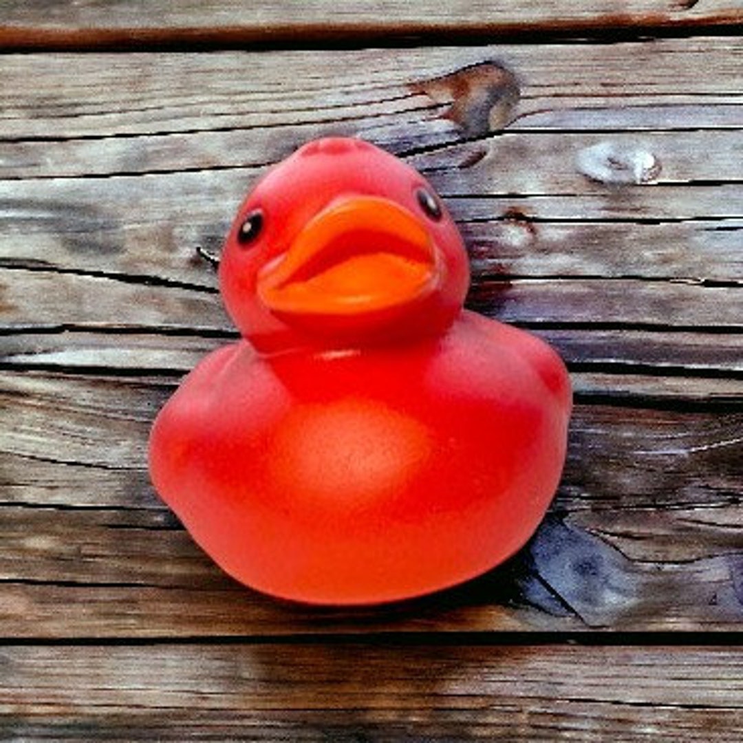 Singing Red Rubber Duck Cruise Ducks Ducky Kids Toys Bath Toys Quack - Etsy
