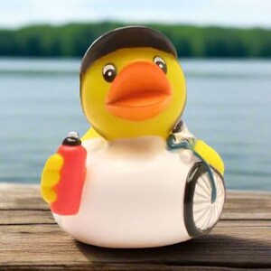 Cyclist Rubber Ducky Cruise Ducks Kids Bath Toys Stress Relief ...