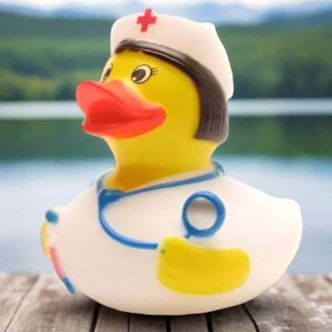 Nurse Rubber Duck Cruise Ducks Kids Bath Toy Stress Relief Debugging ...