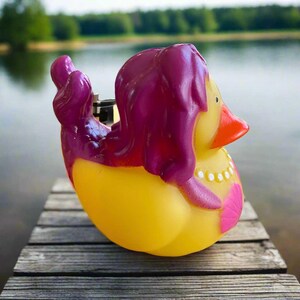 Mermaid Bubbles Rubber Duck Cruise Ducks Kids Bath Toy Stress Relief ...