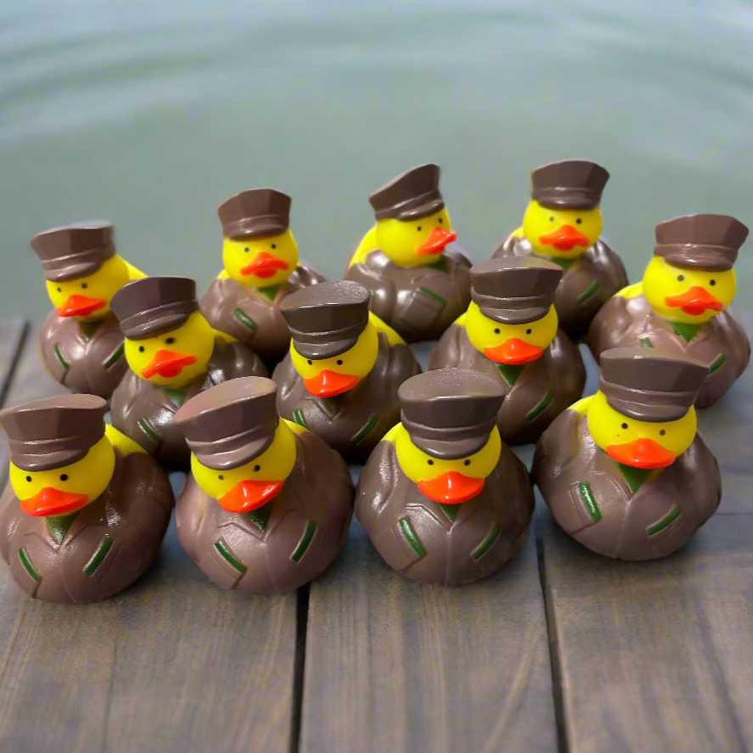 BULK Intelligence Officer Rubber Duck OVERSTOCK Cruise Ducks Kids Bath ...