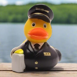 Pilot Rubber Duck Cruise Ducks Kids Bath Toy Stress Relief Debugging ...