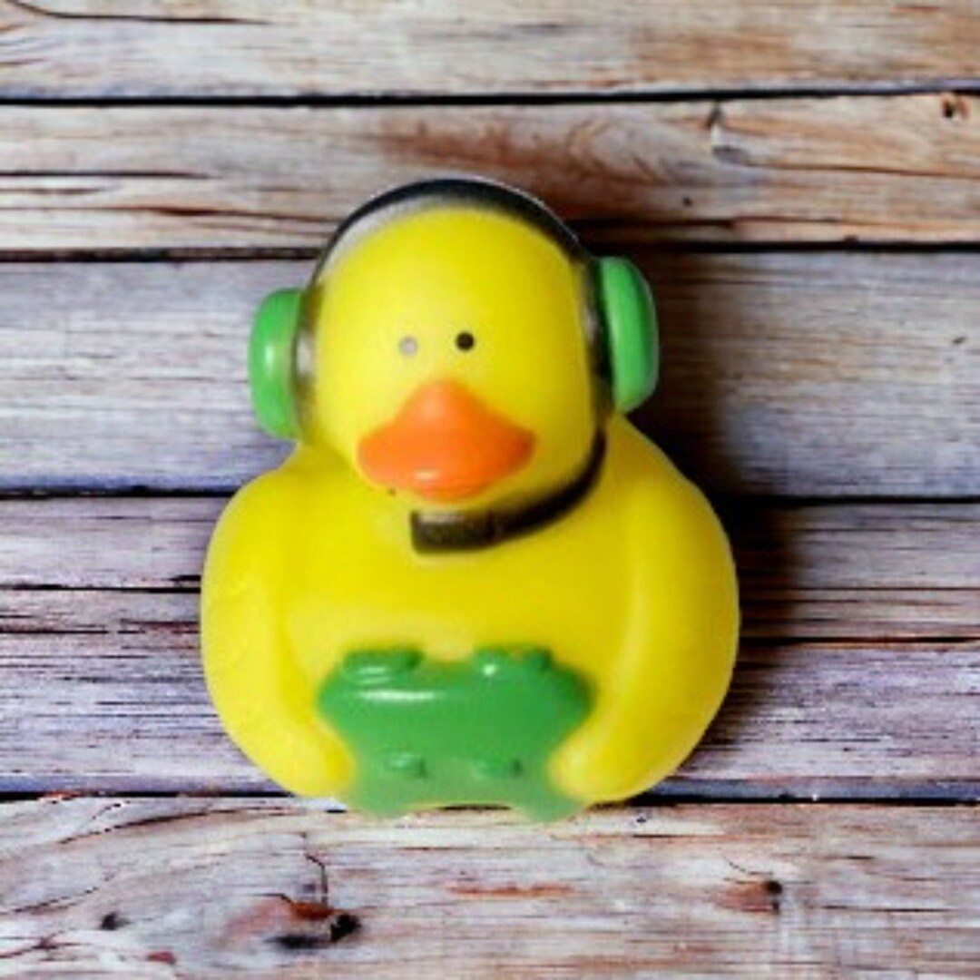 Gamer Green Rubber Duck Cruise Ducks Kids Bath Toy Stress Relief ...