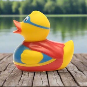 Super Hero Rubber Duck Cruise Ducks Kids Bath Toy Stress Relief ...