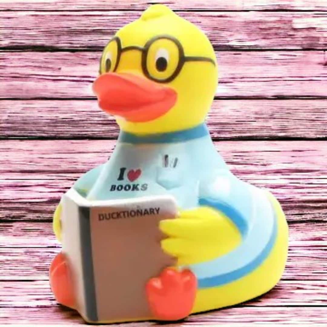 Bookworm Rubber Duck Rubber Ducky Jeep Duck Cruise Ducks, Kids Toys ...