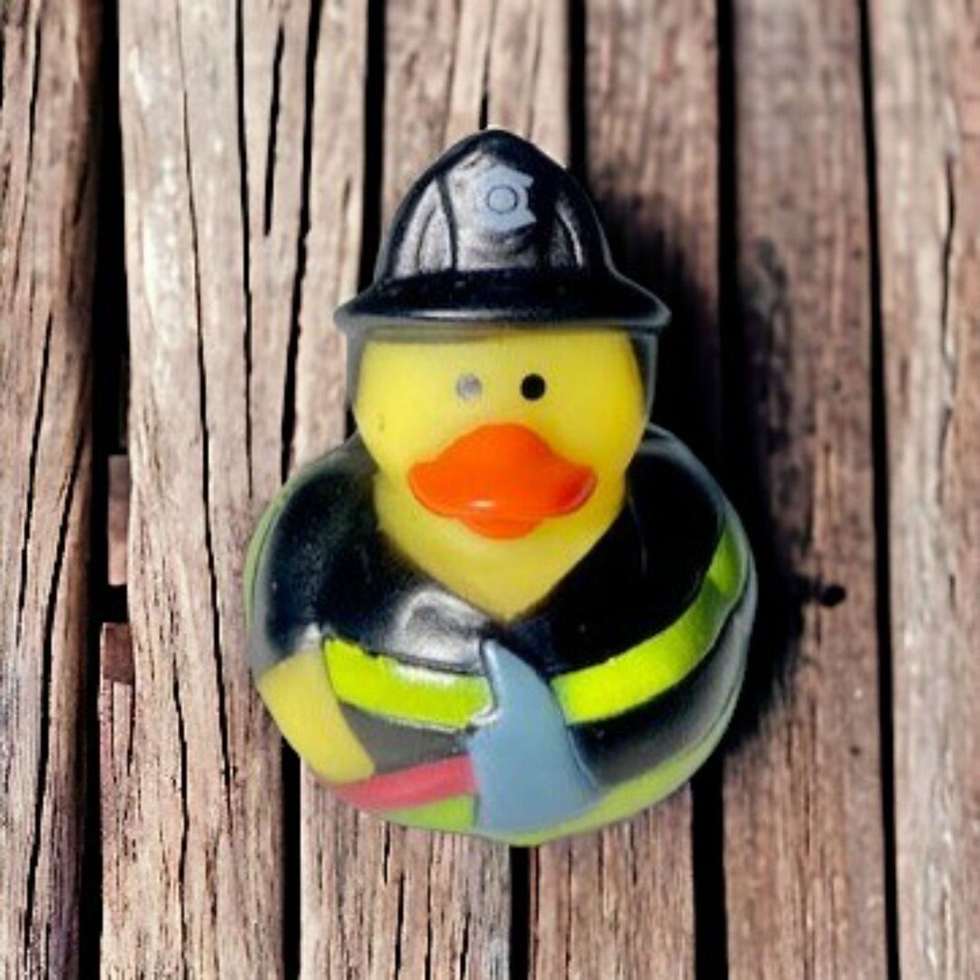 Firefighter Chief Rubber Duck-cruise Ducks-kids Toys-bath Toys-quack - Etsy