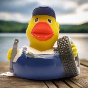 Mechanic Rubber Duck Cruise Ducks Kids Bath Toys Stress Relief ...