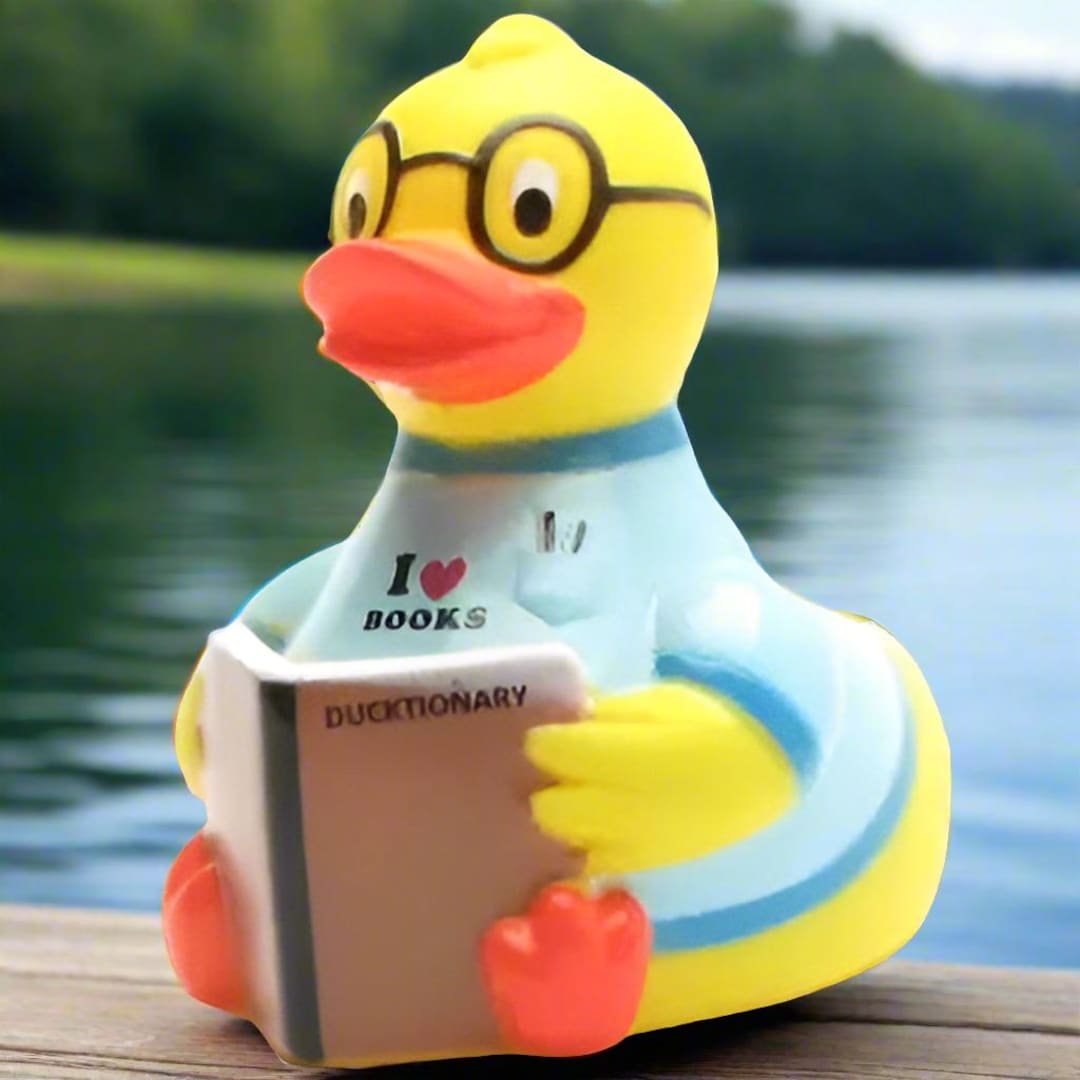 Bookworm Rubber Duck Cruise Ducks Kids Bath Toys Stress Relief ...