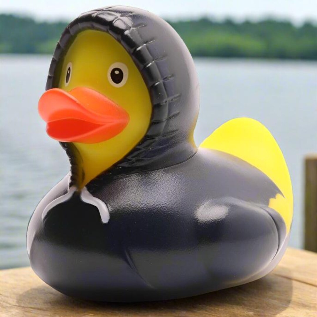 Hoodie Navy Rubber Duck Cruise Ducks Kids Bath Toy Stress Relief ...