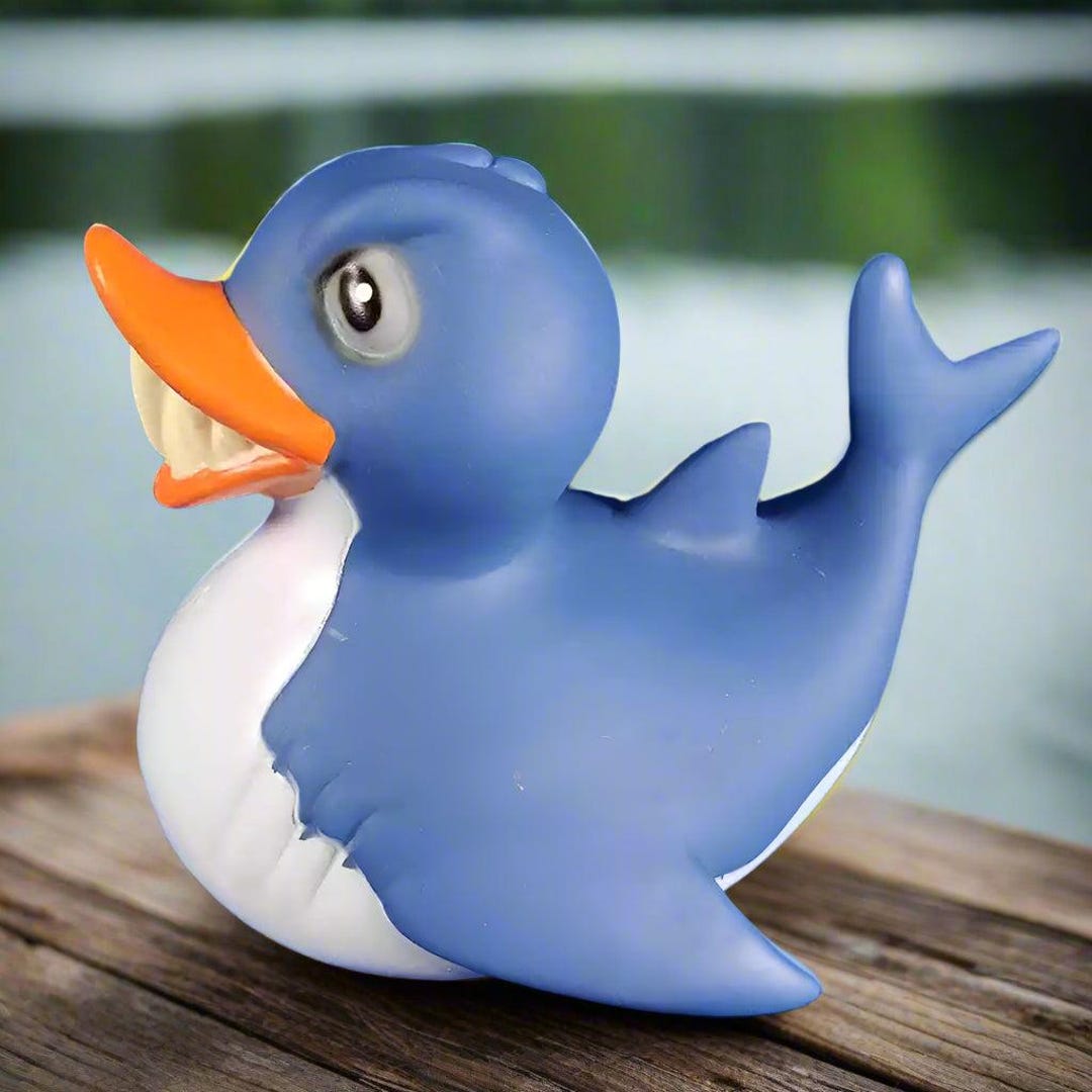 Shark Rubber Duck Cruise Ducks Cruise Ducks Kids Bath Toy Stress Relief ...