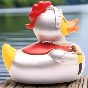 Knight Rubber Duck Cruise Ducks Kids Bath Toys Stress Relief Debugging ...