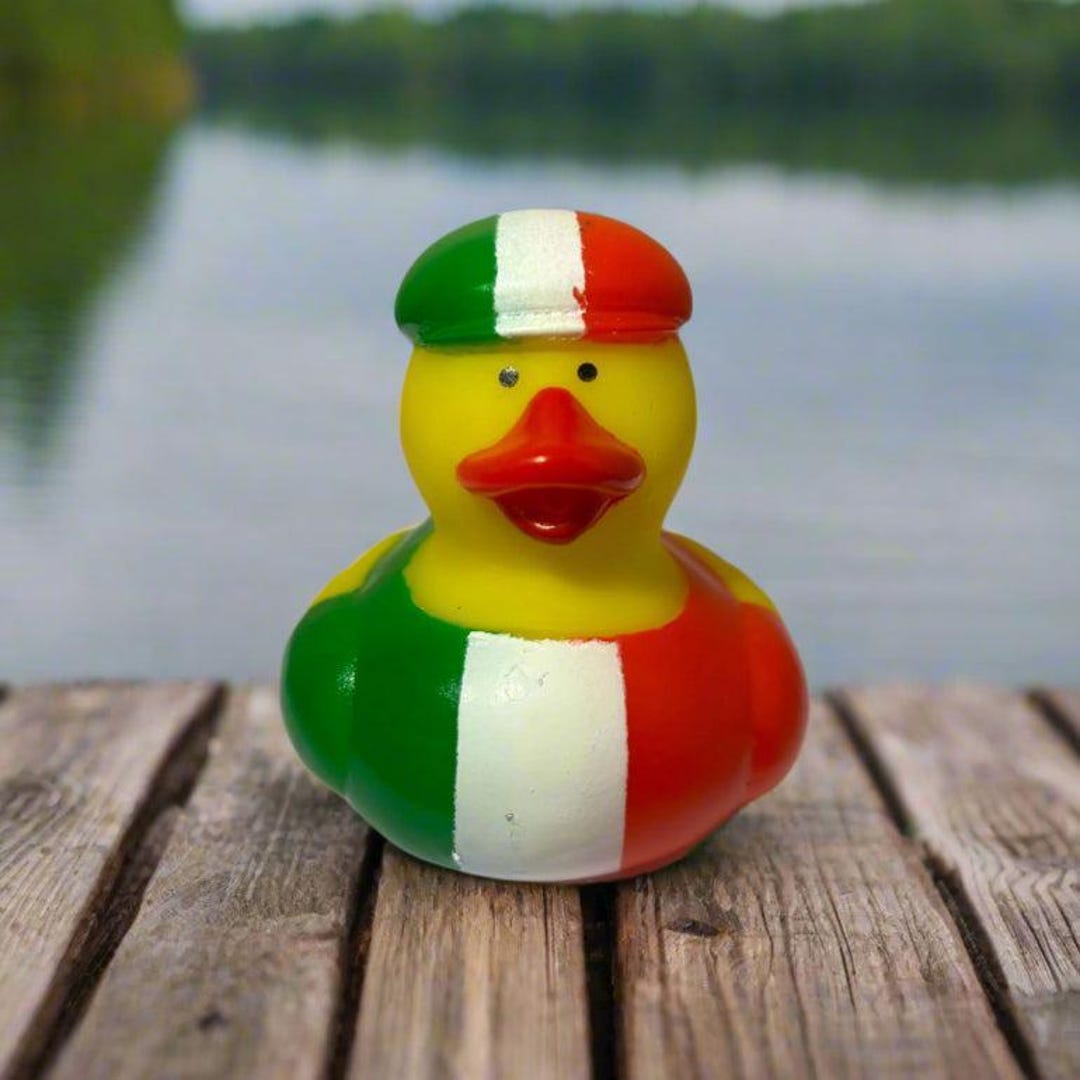 Italian Rubber Duck Cruise Ducks Kids Bath Toys Stress Relief Debugging ...