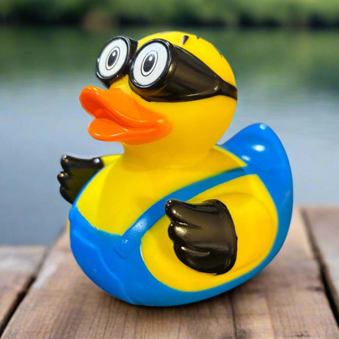Minion Rubber Duck Character Cruise Ducks Kids Bath Toys Stress Relief ...