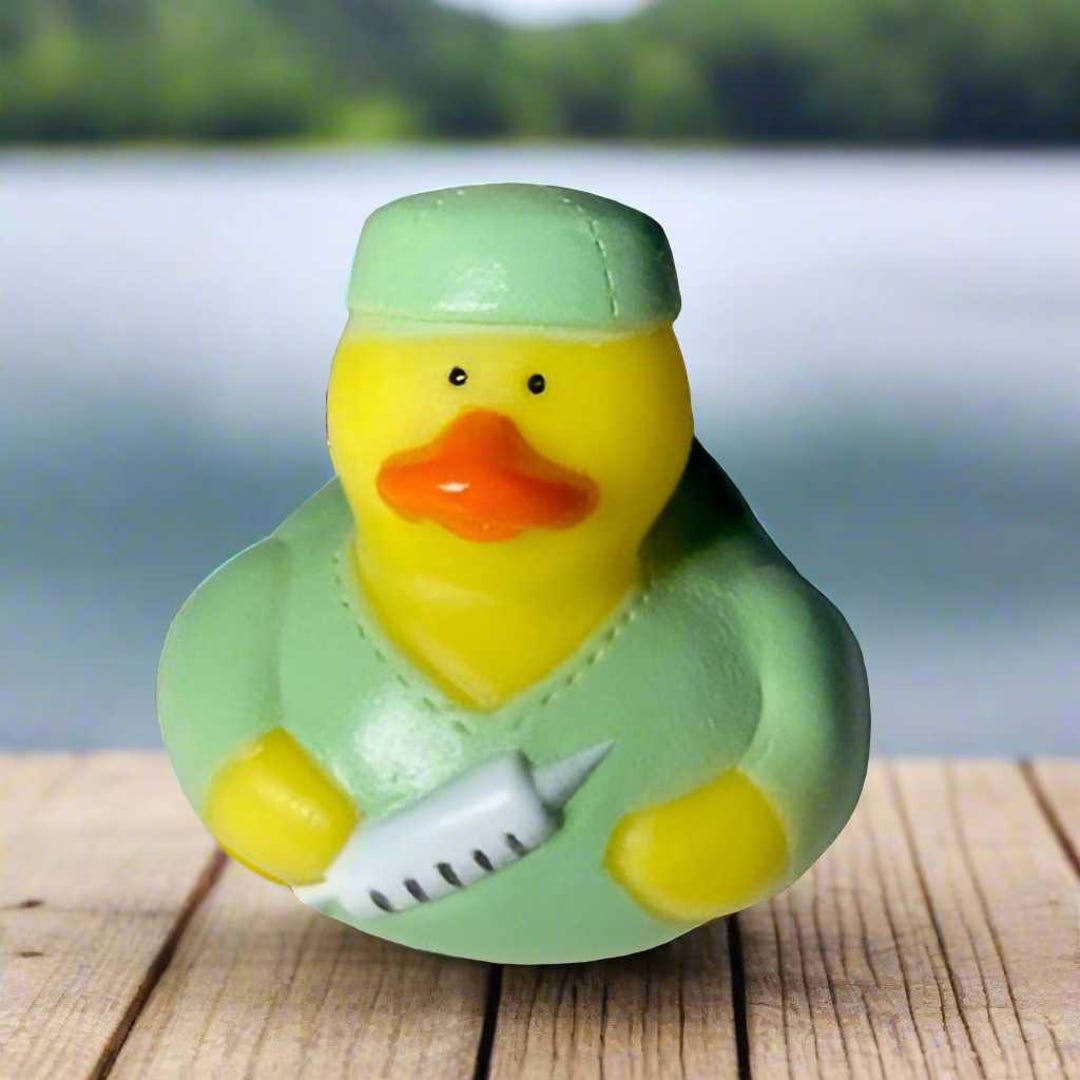 Doctor Syringe Rubber Duck Cruise Ducks Kids Bath Toys Stress Relief ...