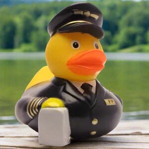 Pilot Rubber Duck Cruise Ducks Kids Bath Toy Stress Relief Debugging ...