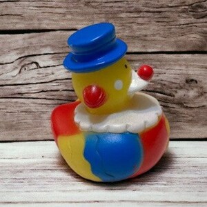 Circus Clown Rubber Duck Cruise Ducks Ducky Kids Toys Bath Toys Quack ...