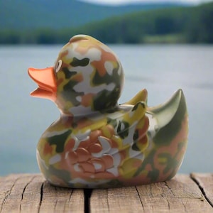 Camouflage Rubber Duck Cruise Ducks Kids Bath Toys Stress Relief ...