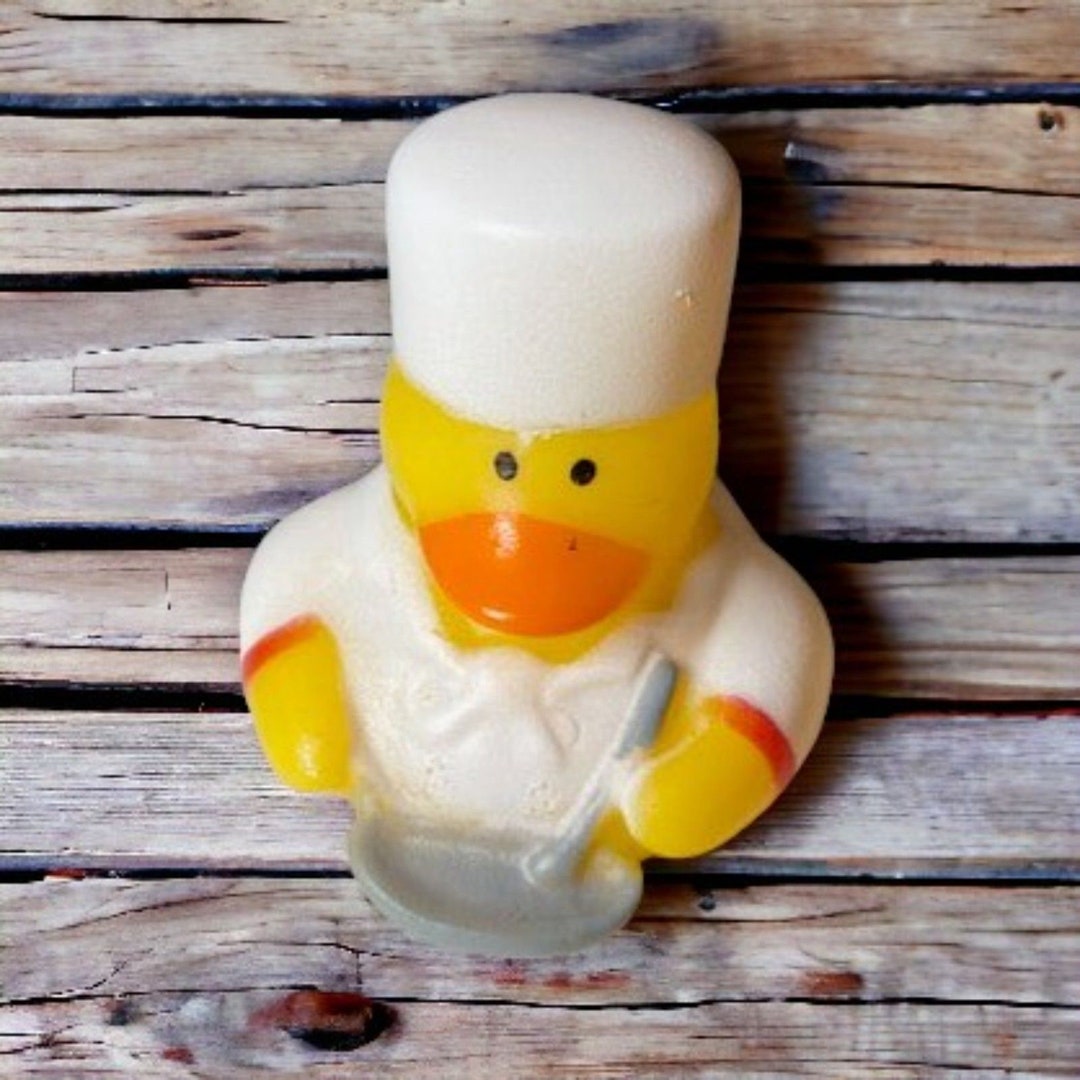 Chef Red Rubber Duck Cruise Ducks Kids Bath Toys Stress Relief ...