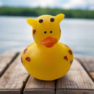Giraffe Rubber Duck Cruise Ducks Kids Bath Toy Stress Relief Debugging ...