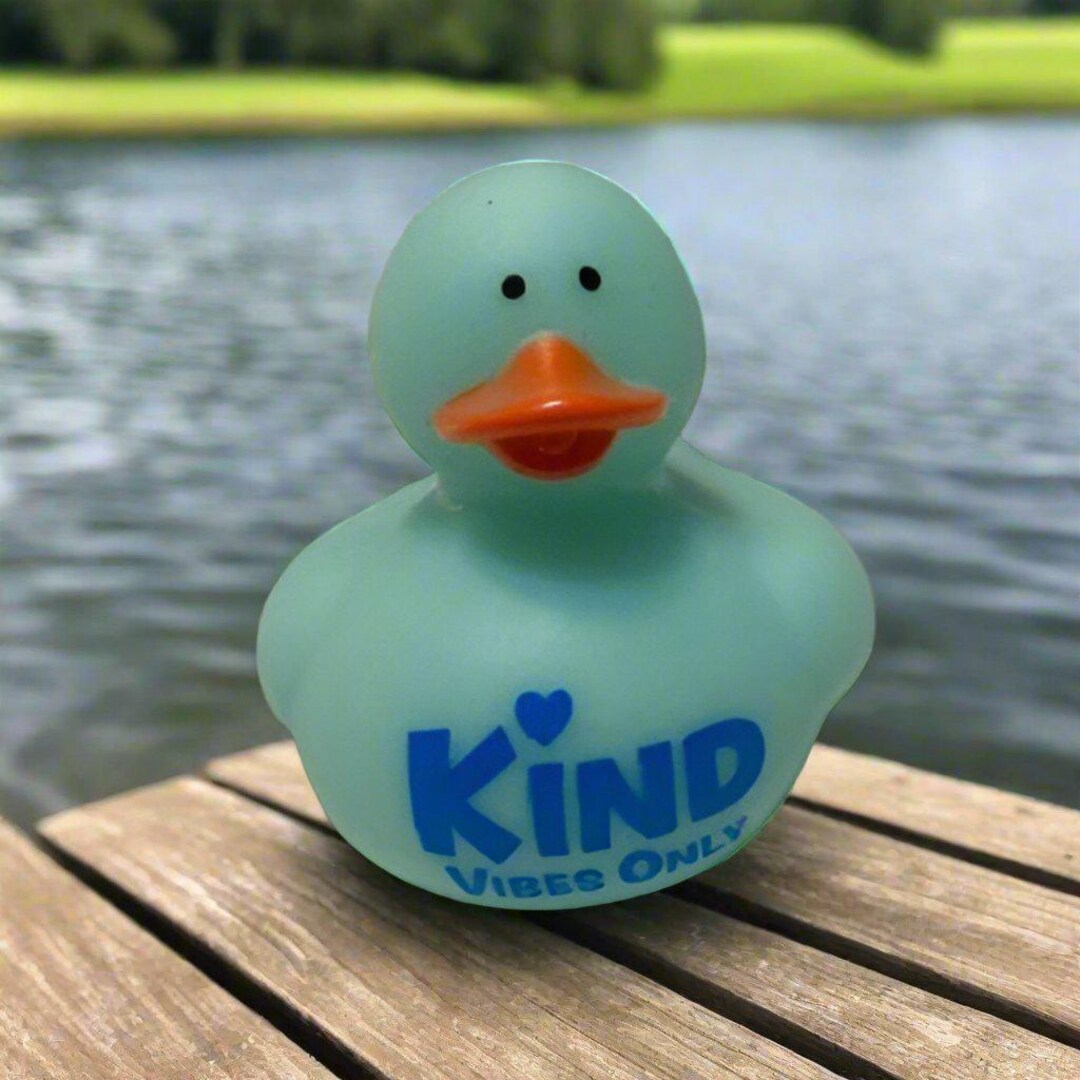 Kind Vibes Inspiration Rubber Duck Cruise Ducks Kids Bath Toy Stress ...