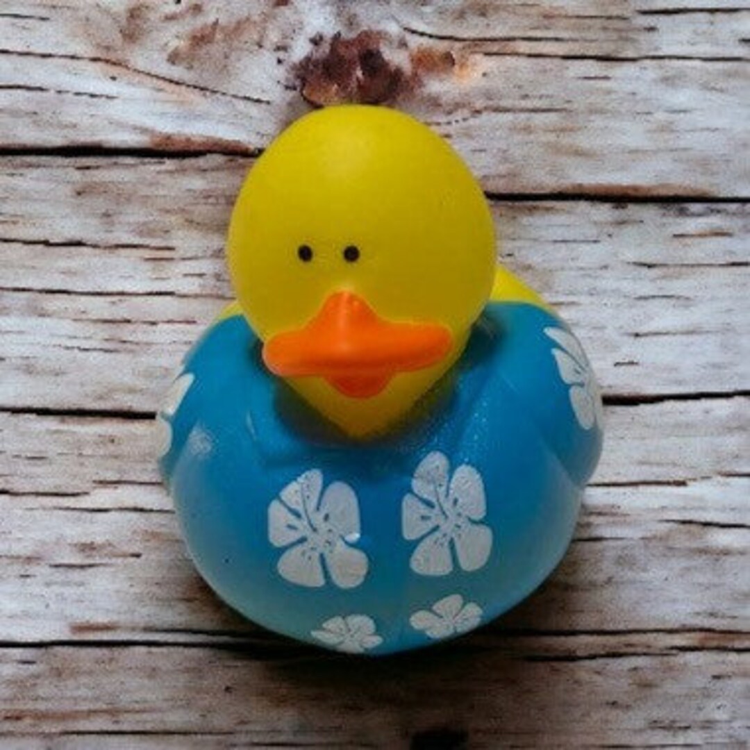 Hawaiian Rubber Duck Cruise Ducks Kids Bath Toy Stress Relief Debugging ...