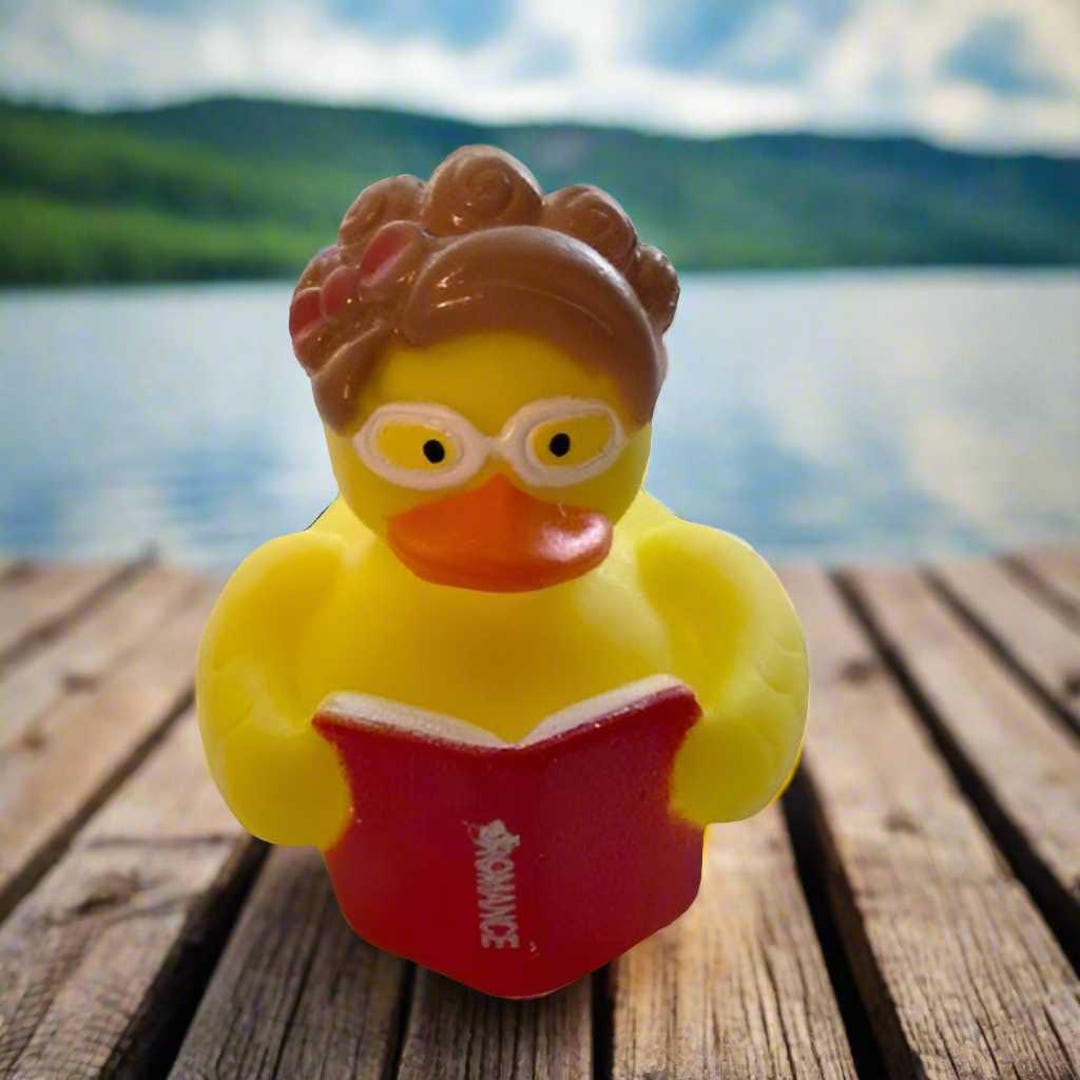 Book Club Romance Novel Rubber Duck Cruise Ducks Kids Bath Toy Stress ...