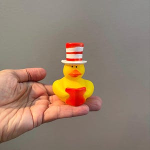 Book Reader Sam I Am Rubber Duck Cruise Ducks Kids Bath Toy Stress ...