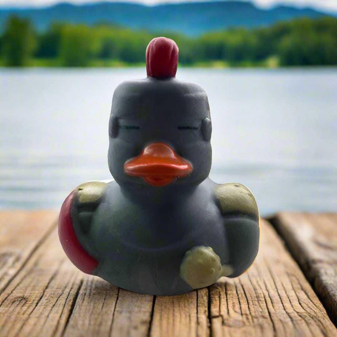 Red Feather Knight Rubber Duck Cruise Ducks Kids Bath Toy Stress Relief ...