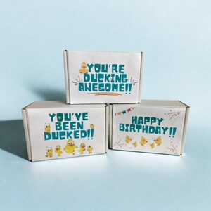 Happy Birthday Rubber Duck Cruise Ducks Kids Bath Toy Stress Relief ...