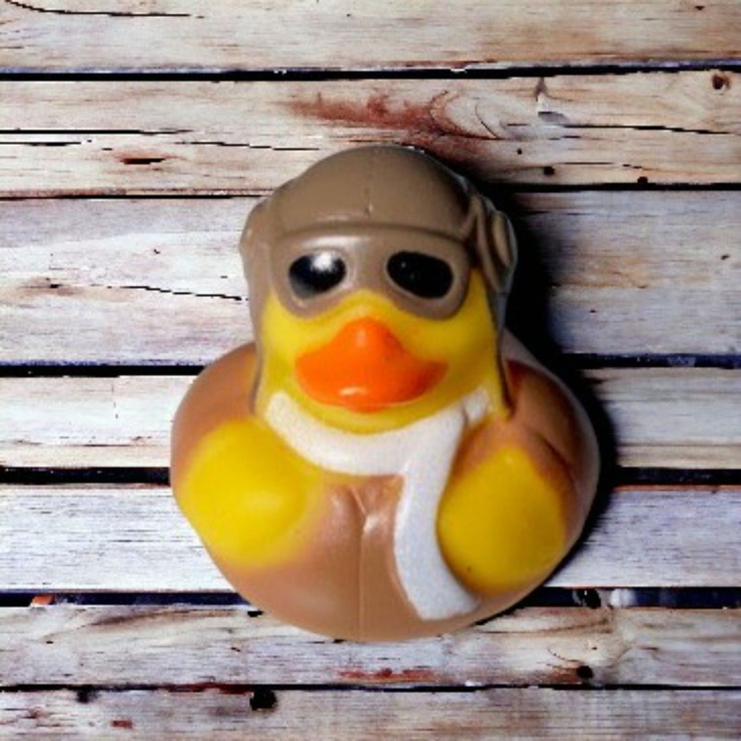 Aviator Rubber Duck Cruise Ducks Kids Bath Toys Stress Relief Debugging ...