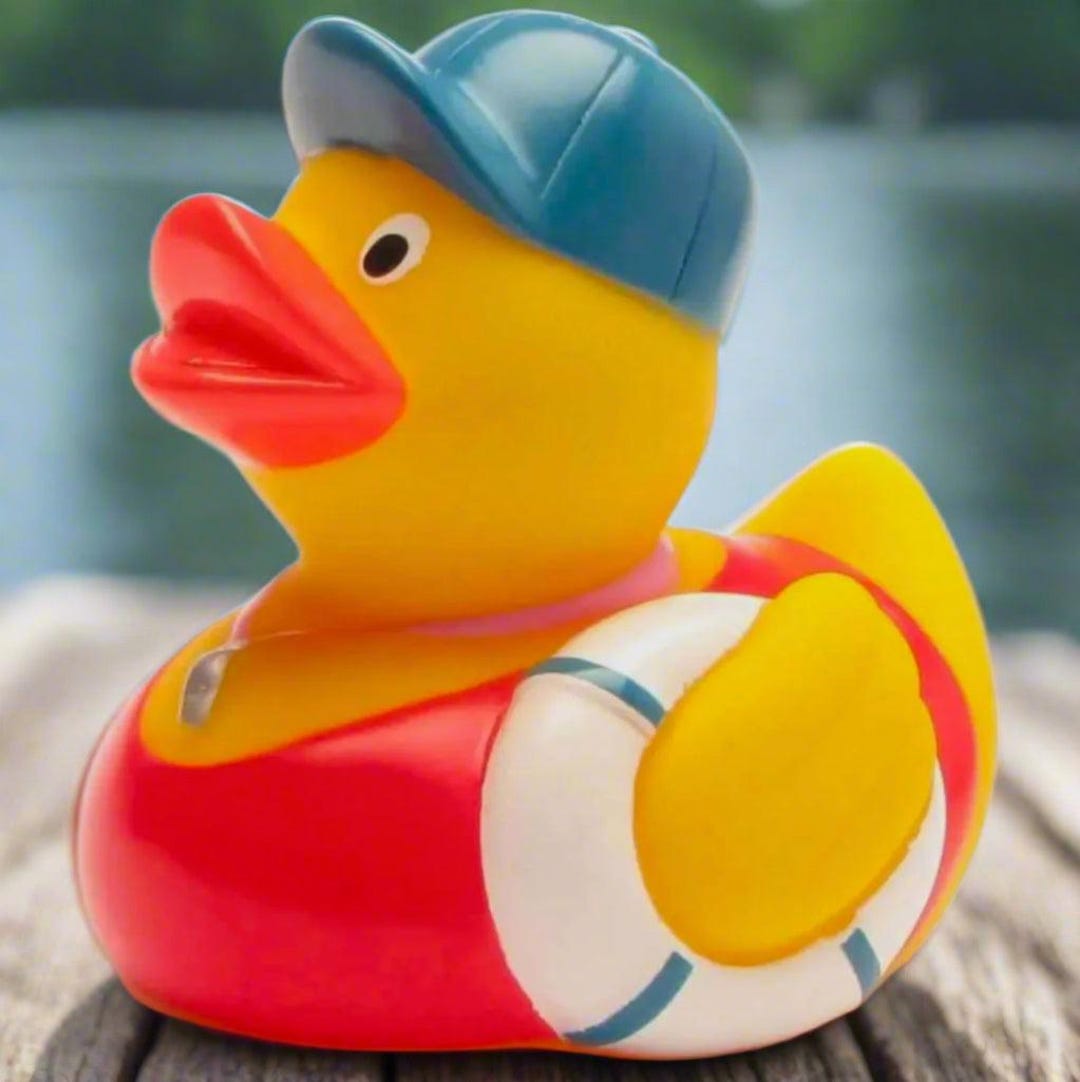 Lifeguard Rubber Duck Cruise Ducks Kids Bath Toys Stress Relief ...