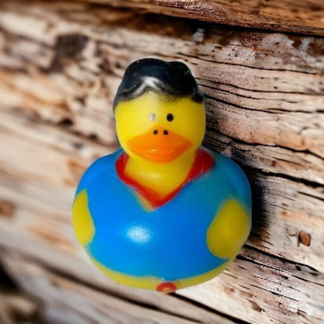 Super Man Rubber Duck Cruise Ducks Kids Bath Toy Stress Relief ...