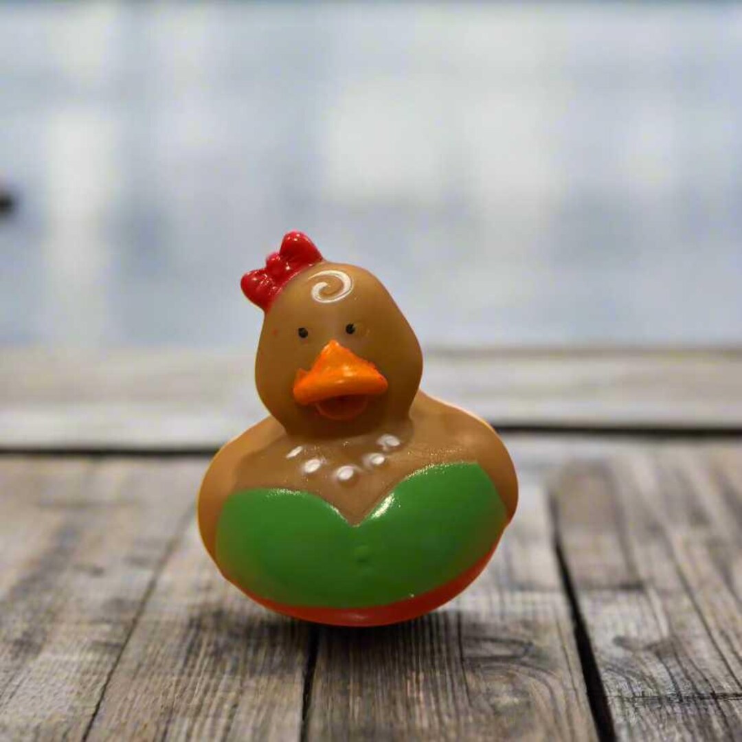 Gingerbread Girl Rubber Duck Cruise Duck Kid Bath Toy Stress Relief ...