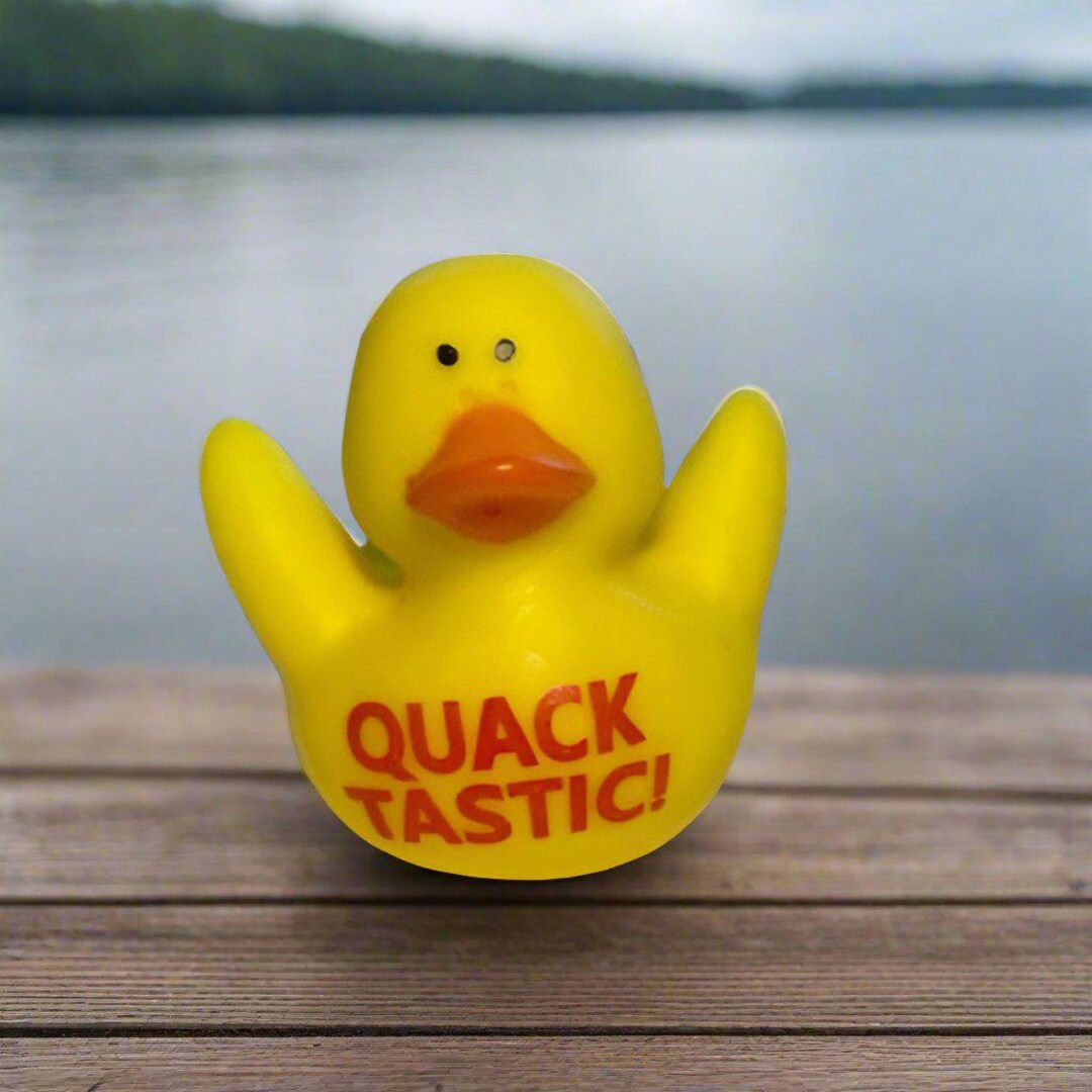 Motivational Quacktastic Rubber Duck Cruise Ducks Kids Bath Toy Stress ...