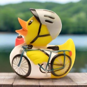 Cyclist Rubber Ducky Cruise Ducks Kids Bath Toys Stress Relief ...
