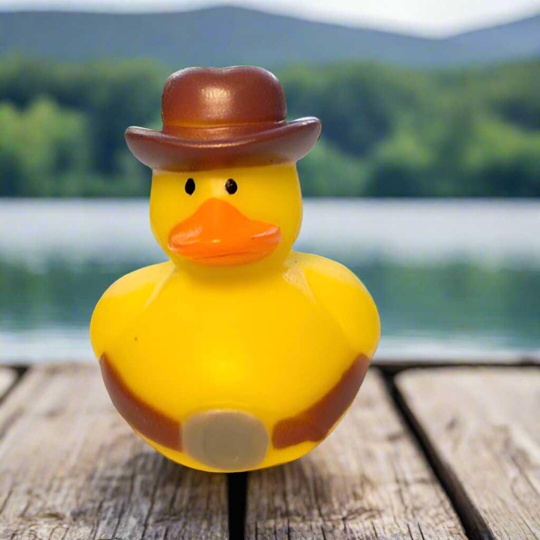 Cowboy Western Rubber Duck Cruise Duck Kid Bath Toy Stress Relief ...
