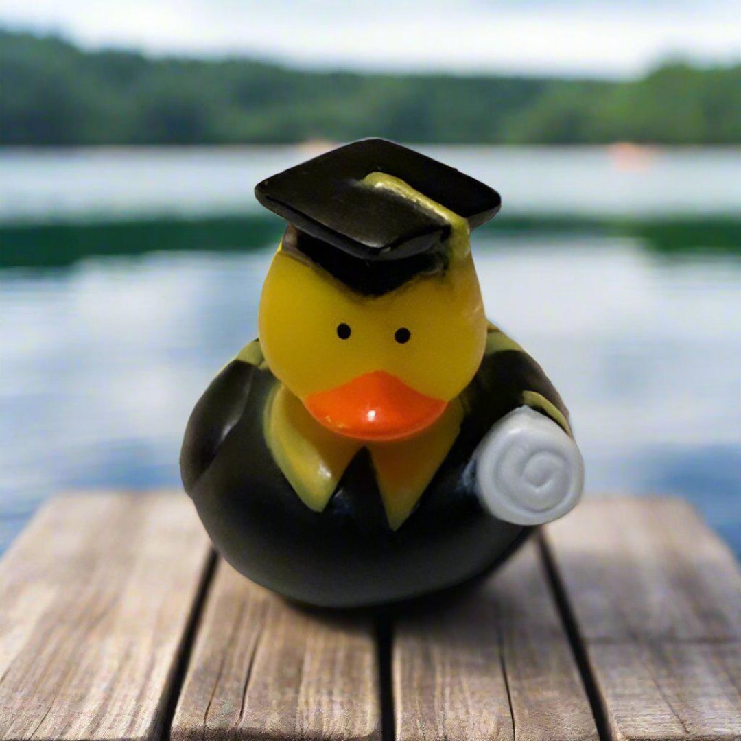Graduate Diploma Rubber Duck Cruise Ducks Kids Bath Toy Stress Relief ...