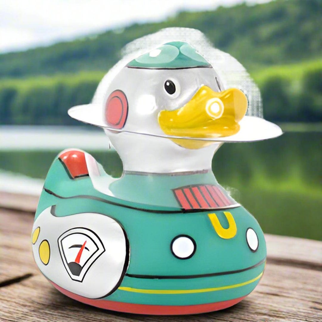 Robot Rubber Duck Cruise Ducks Kids Bath Toys Stress Relief Debugging ...