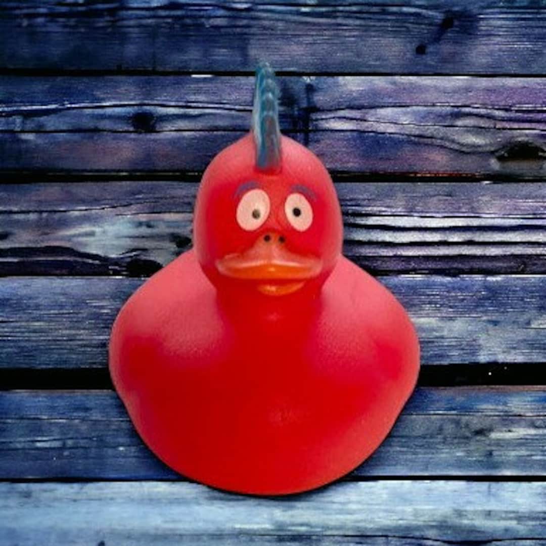 Mohawk Red Rubber Duck Jeep Ducks Cruise Ducks Ducky Kids Toys Bath ...
