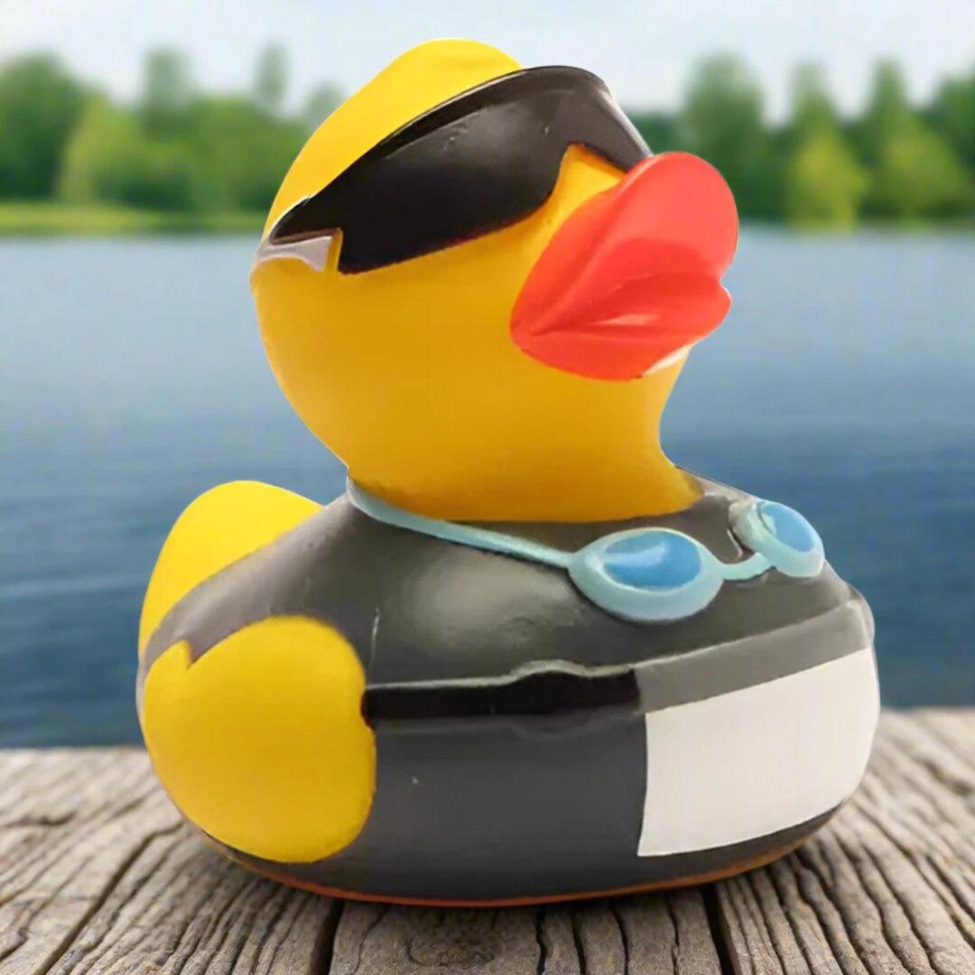 Triathlon Rubber Duck Cruise Ducks Kids Bath Toys Stress Relief ...