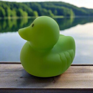 Green Rubber Duck Cruise Ducks Kids Bath Toy Stress Relief Debugging ...