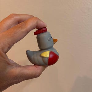 Red Feather Knight Rubber Duck Cruise Ducks Kids Bath Toy Stress Relief ...